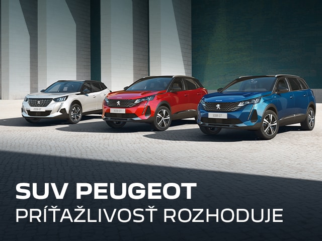 Nové autá na predaj z ponuky Peugeot | Vyberte si to svoje